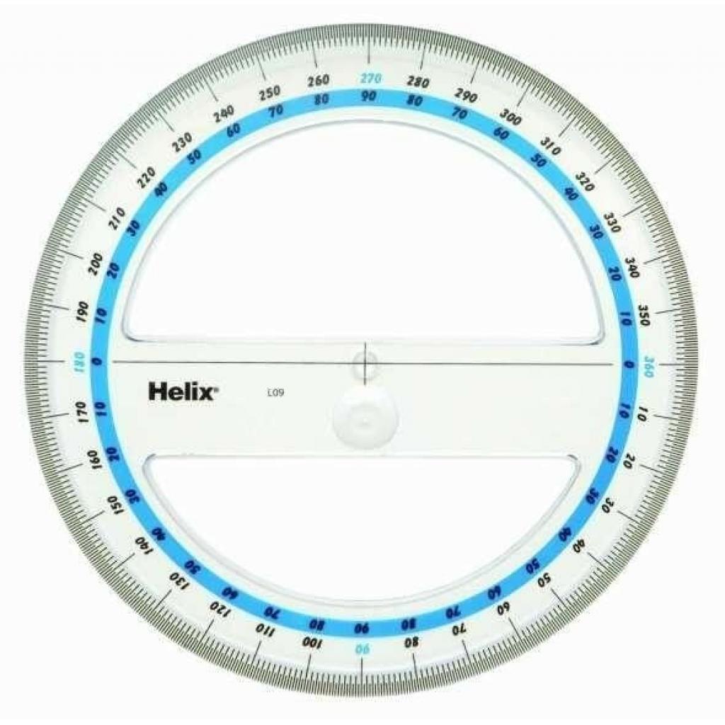 Helix 15cm 360 Degree Protractor