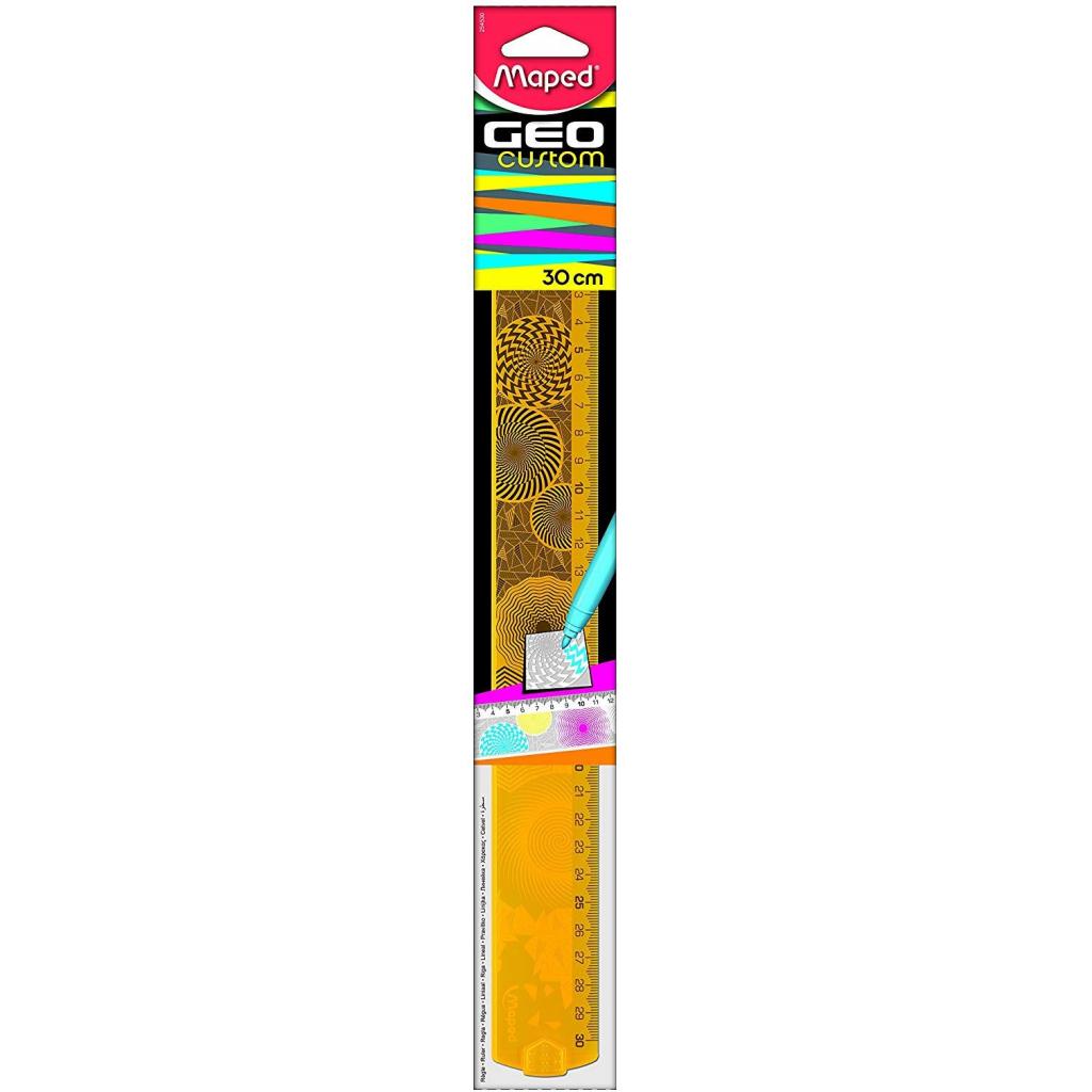 Maped GeoCustom 30cm Colour Your Own Ruler - Assorted Colours