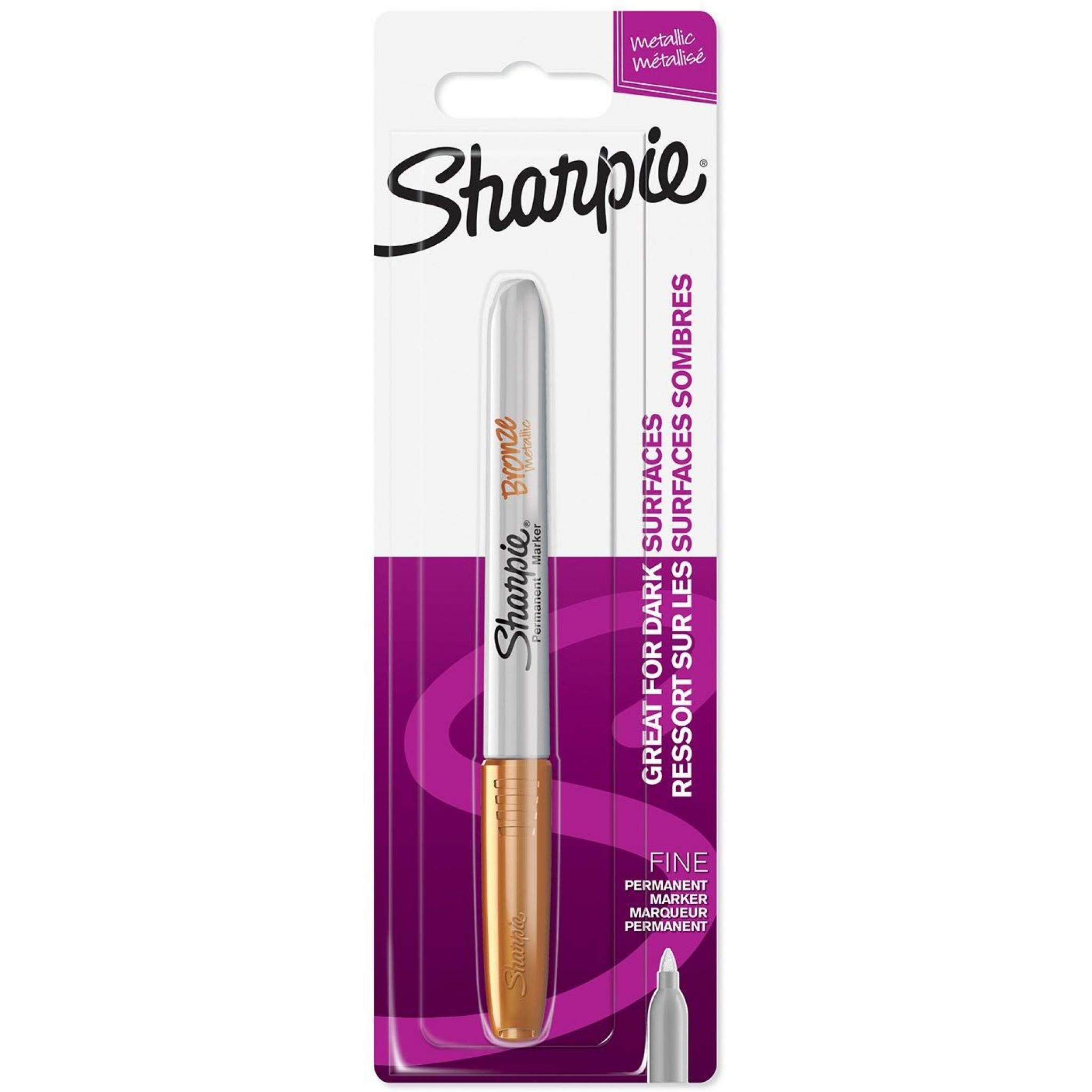 Sharpie Permanent Marker Fine Metallic Bronze