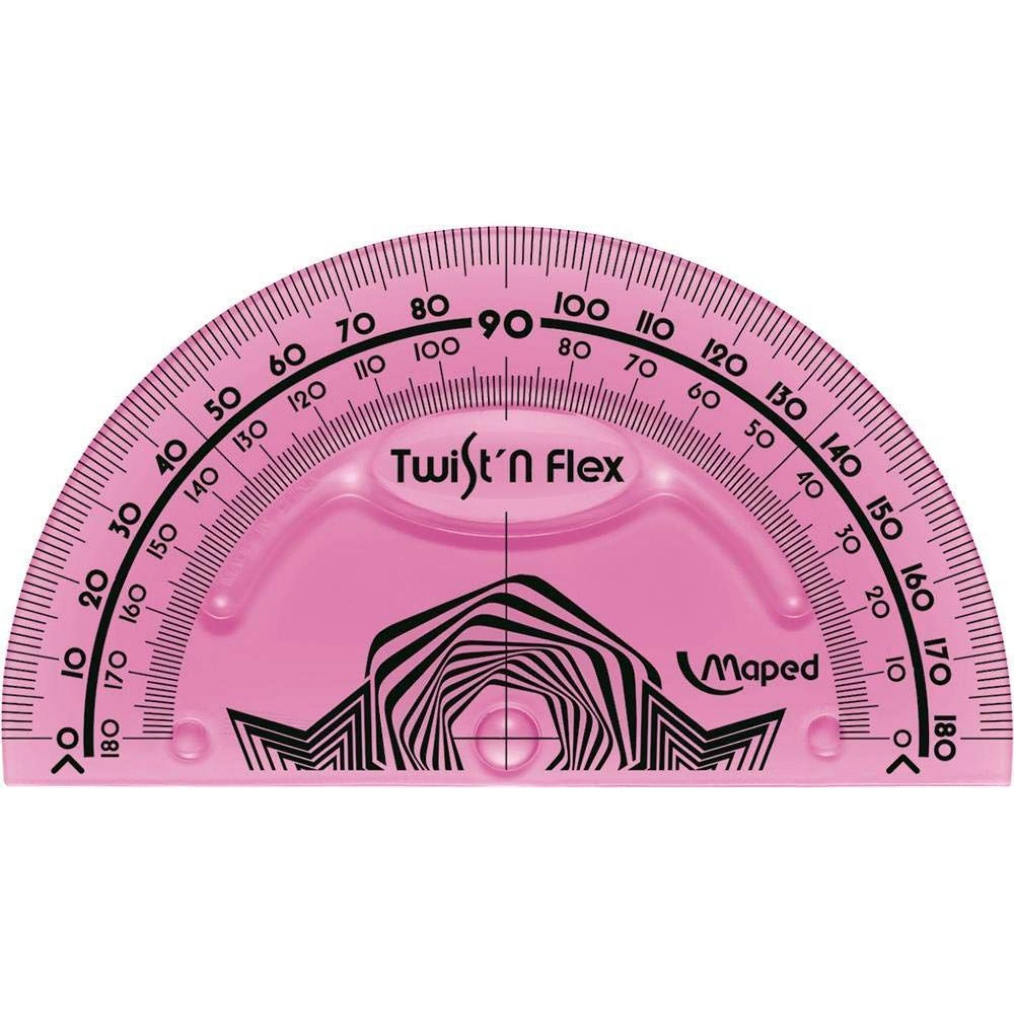 Maped TwistnFlex Protractor - Assorted Colours