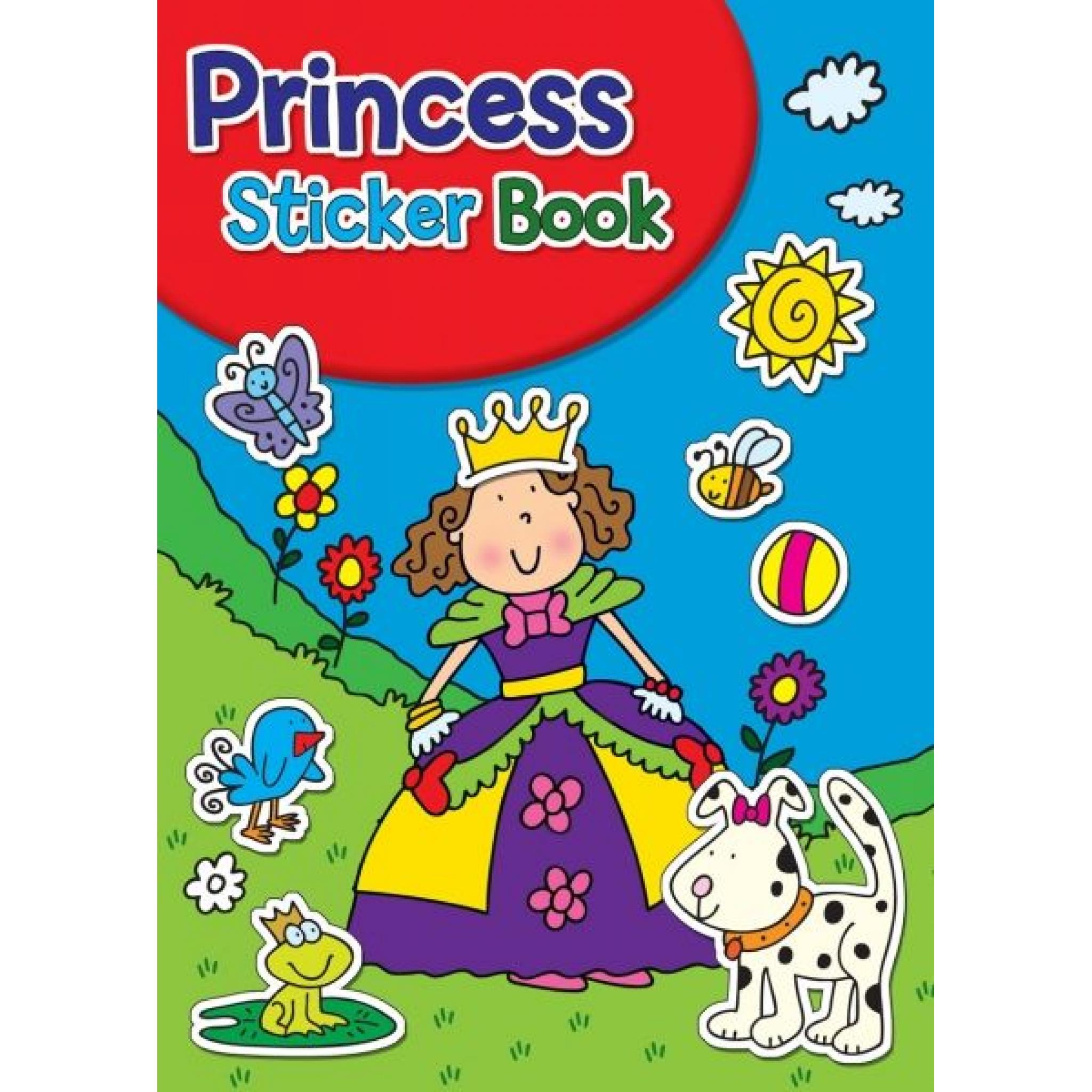 Squiggle A4 My Fun Colouring & Sticker Activity Book - Princess