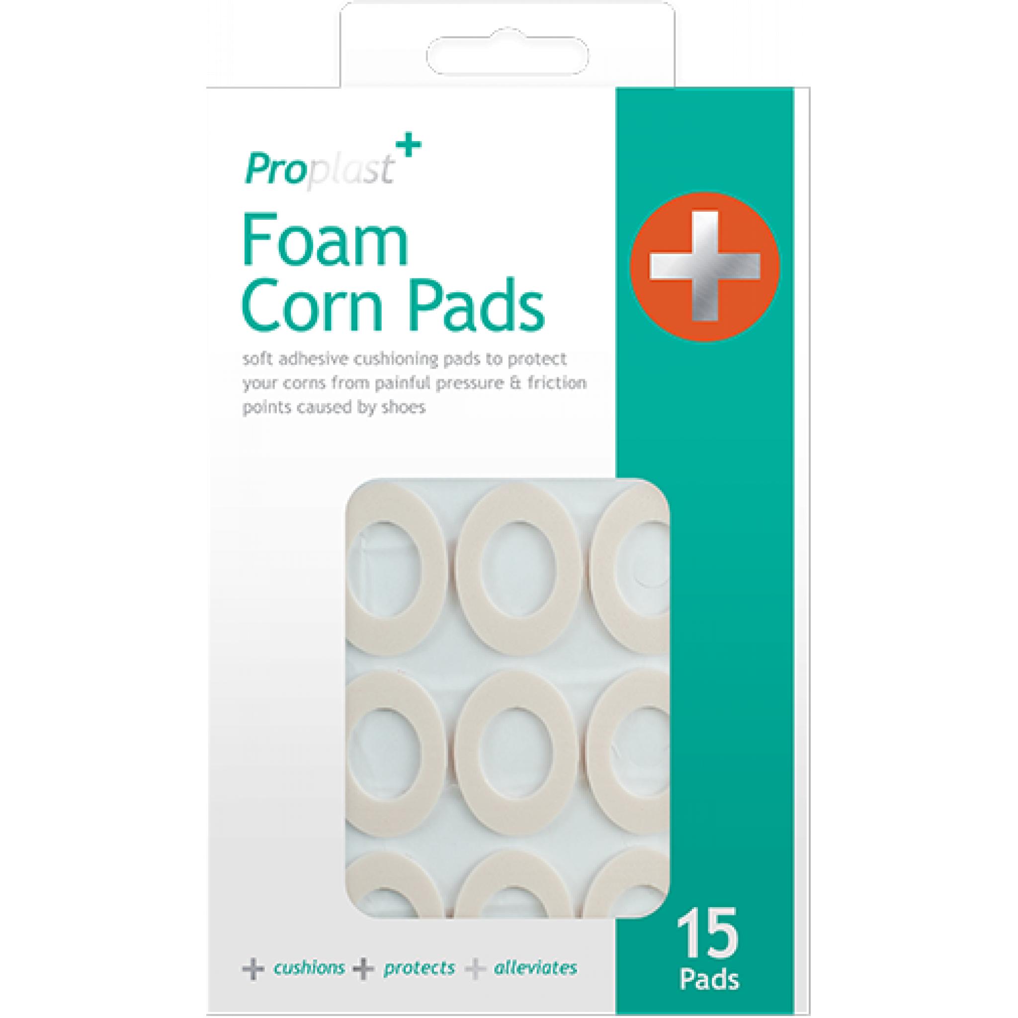 Proplast Foam Corn Relief Pads - Large Oval Pack of 15